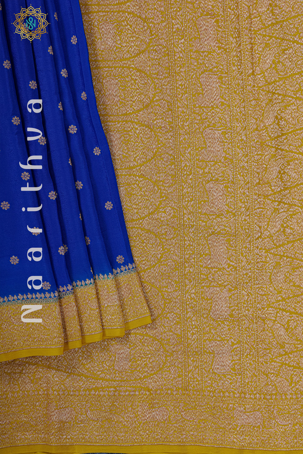 Banarasi Crepe Saree - Buy Pure Banarasi Crepes Sarees