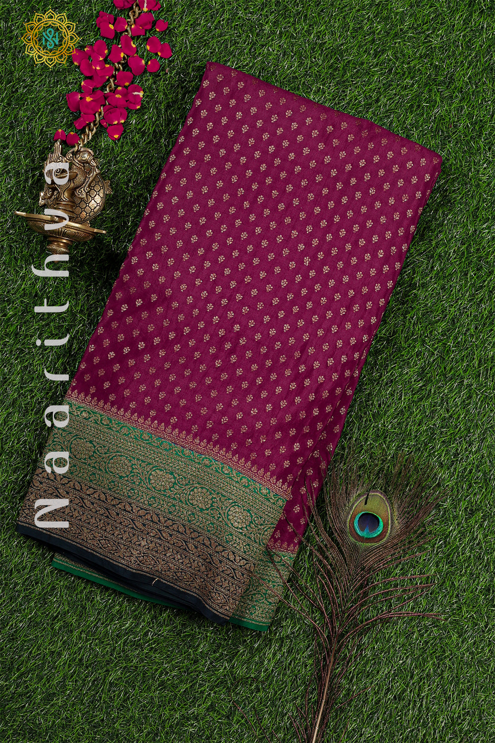 Banarasi Crepe Saree - Buy Pure Banarasi Crepes Sarees