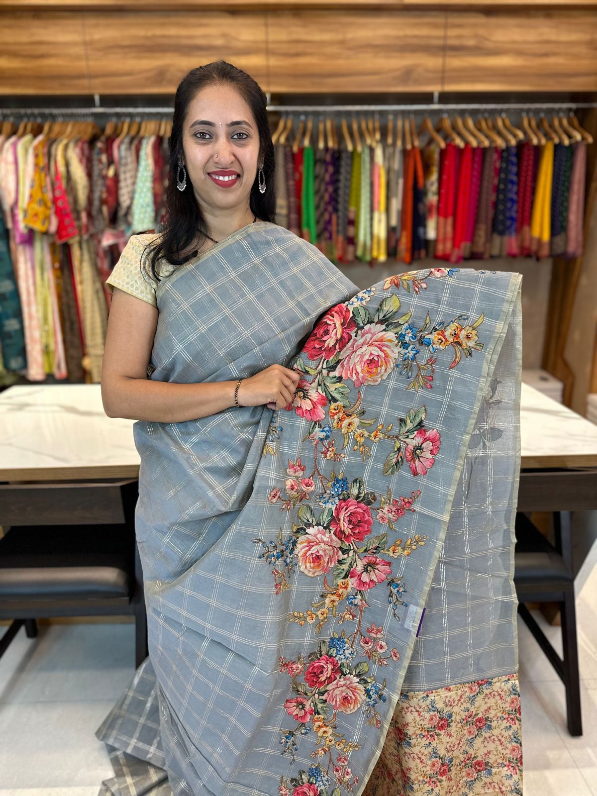 Kalamkari Applique Work Sarees Online - Buy Now